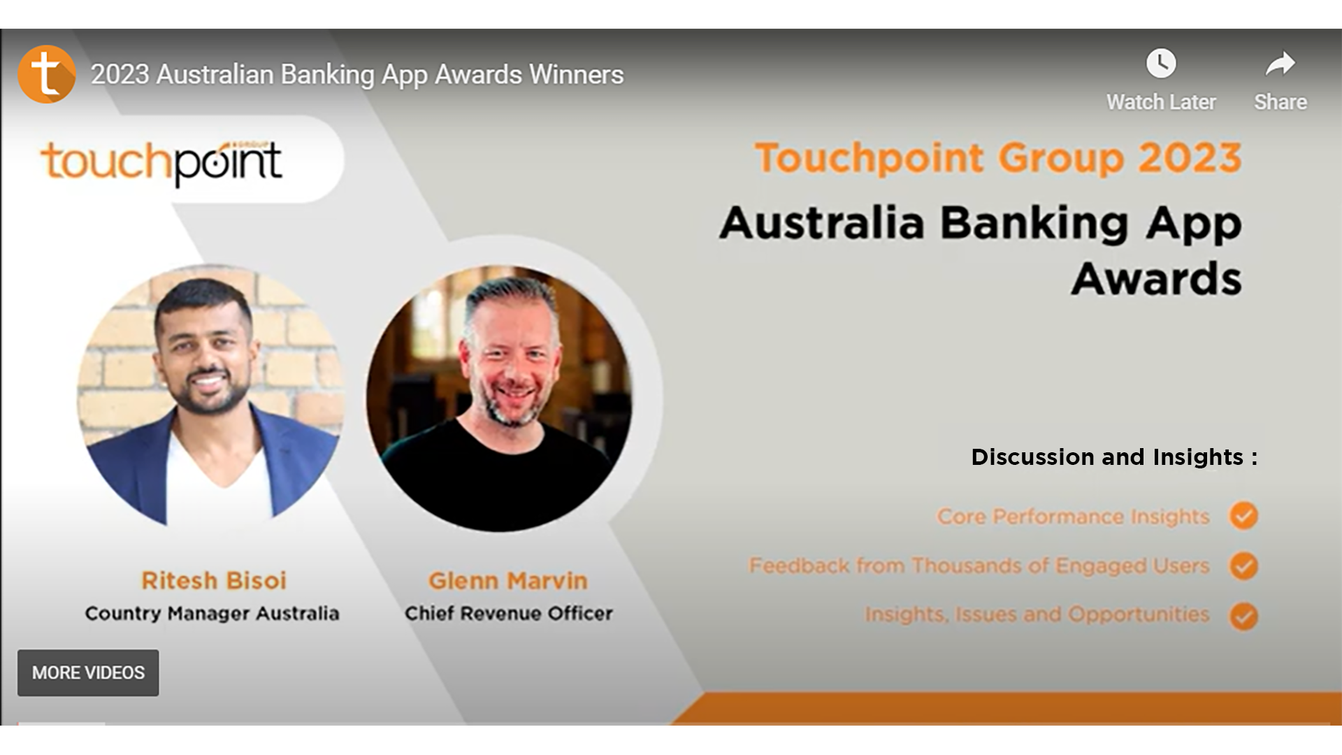 2023 Australian Banking App Awards | Touchpoint Group